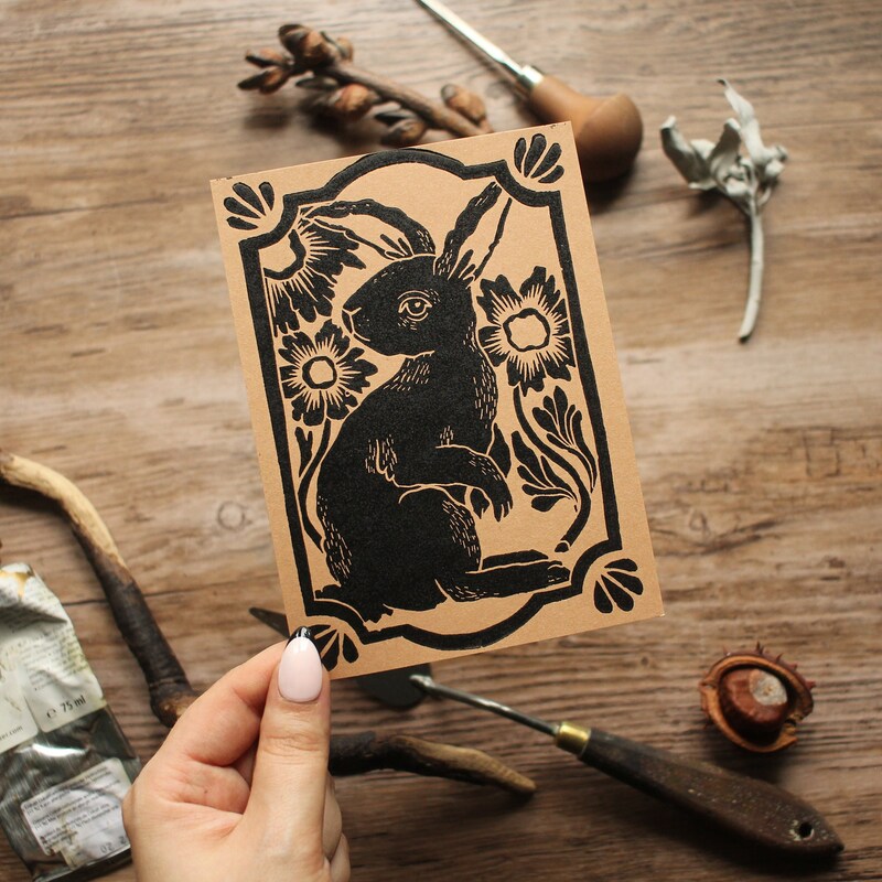 Wood Bunny Wall Art - Etsy