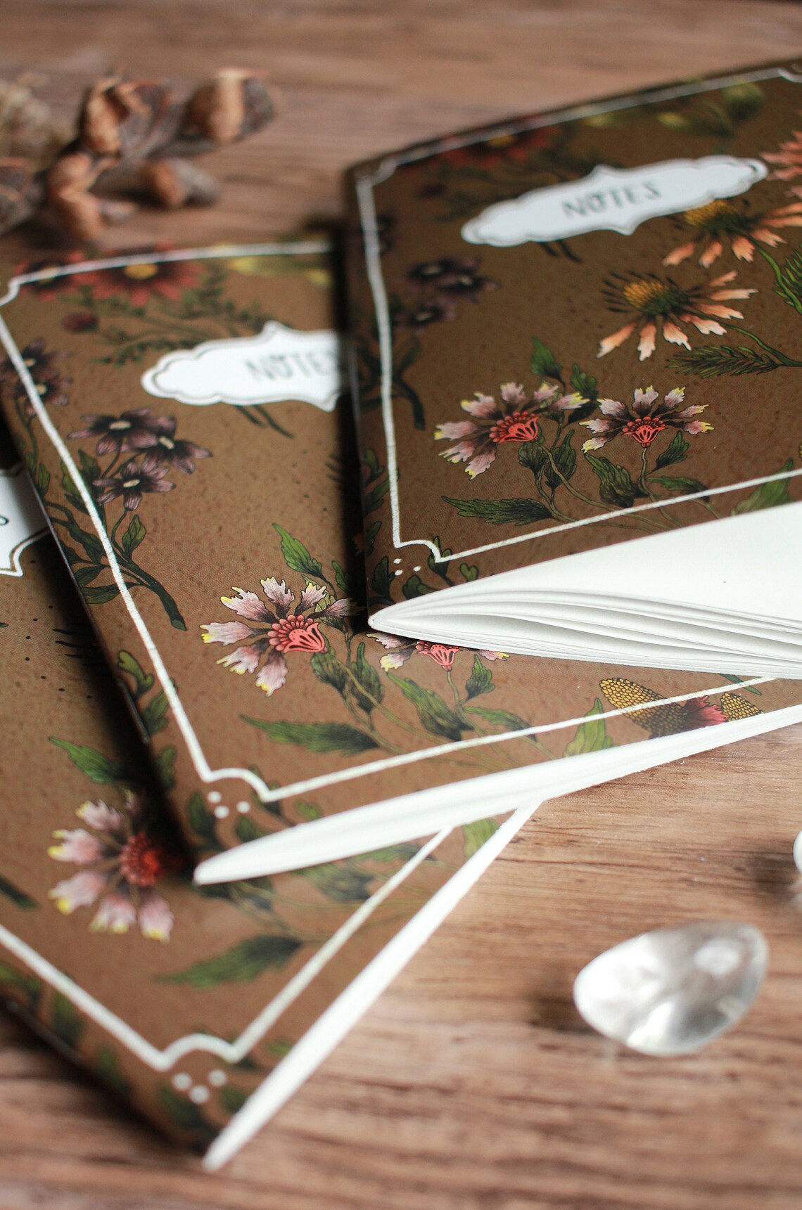 Handmade Notebook Flower Design Din A6 | Etsy