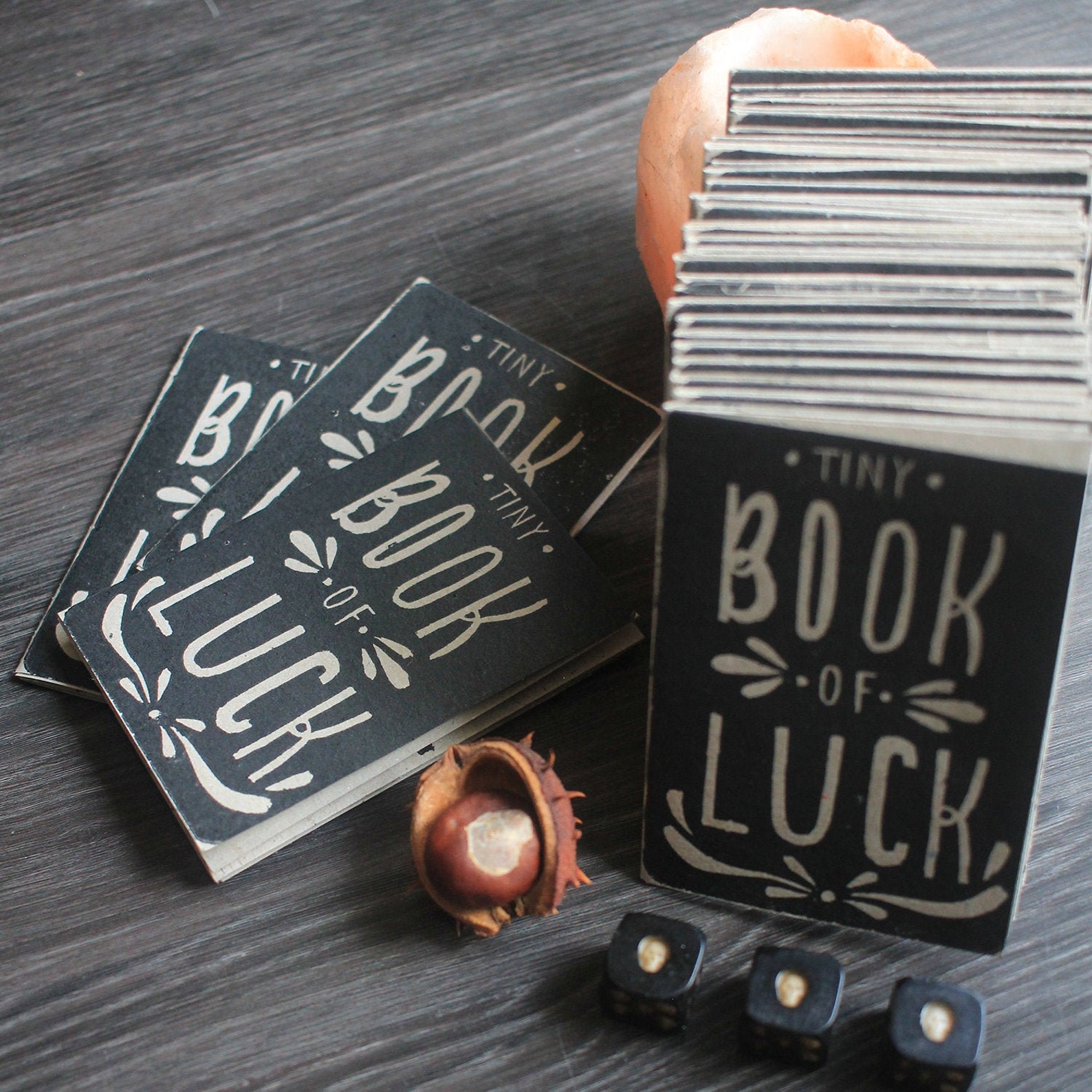 Handmade Linoprinted Tiny Book of Luck Zine Limited Edition - Etsy