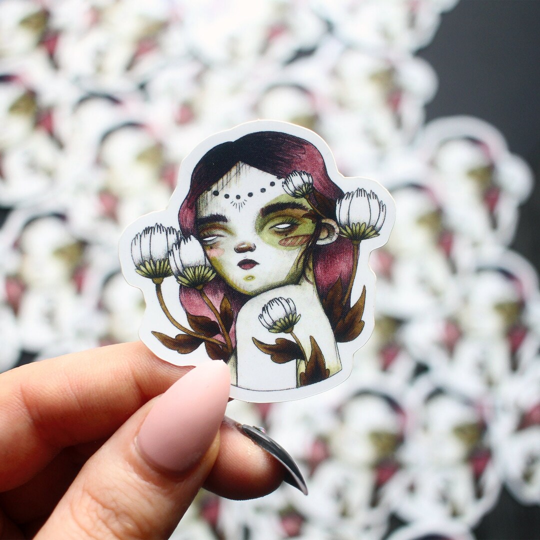 Vinyl Sticker : Flower Girl - Etsy
