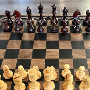 Chess Set Handmade Wooden Chess Set Elegant Home Decor Chess Set Wooden ...