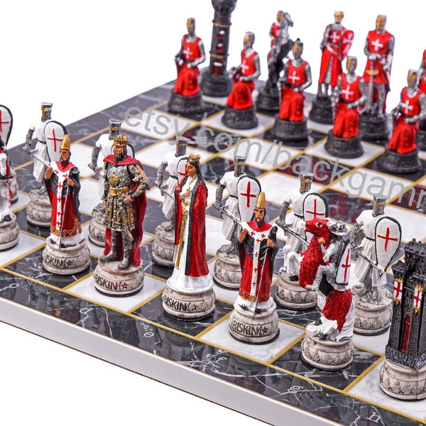 Medieval Chess Set - Etsy