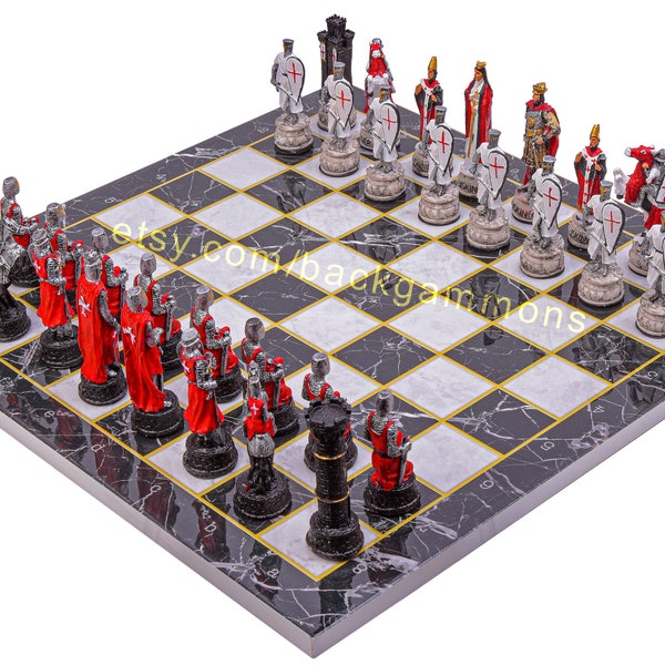 Knights Chess Set - Etsy