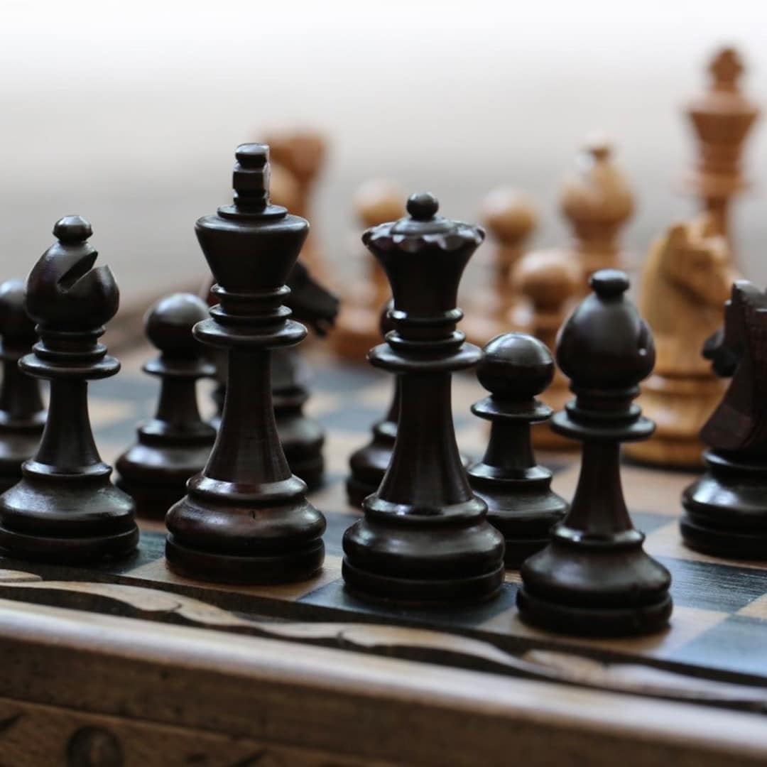 Chess Set Handmade Wooden Chess Set Elegant Home Decor Chess Set Wooden ...