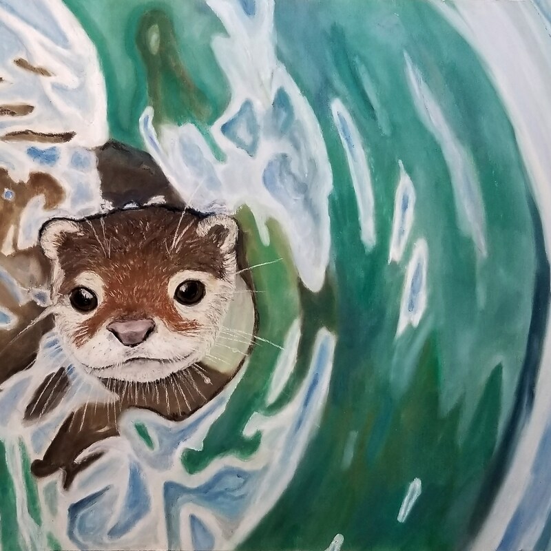 Otter Print - Etsy