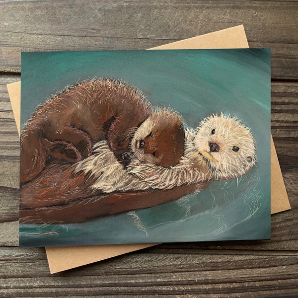 Sea Otter Art - Etsy