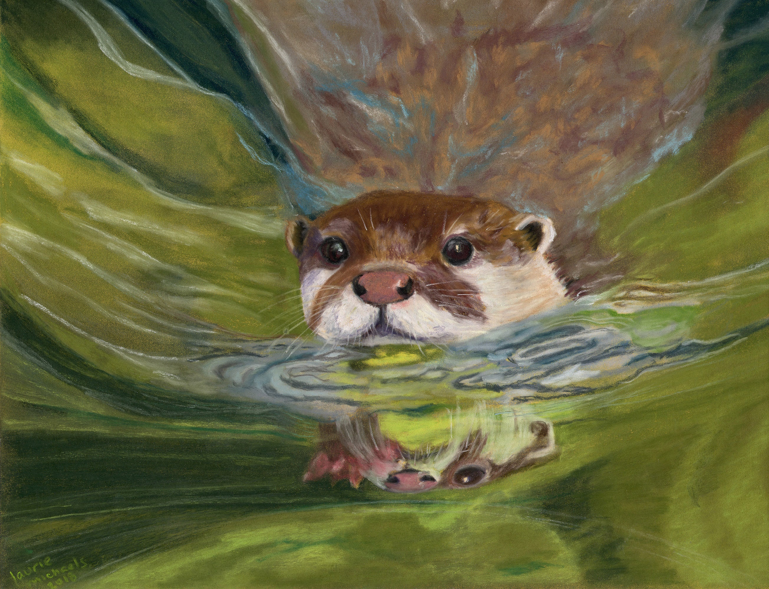 River Otter Art