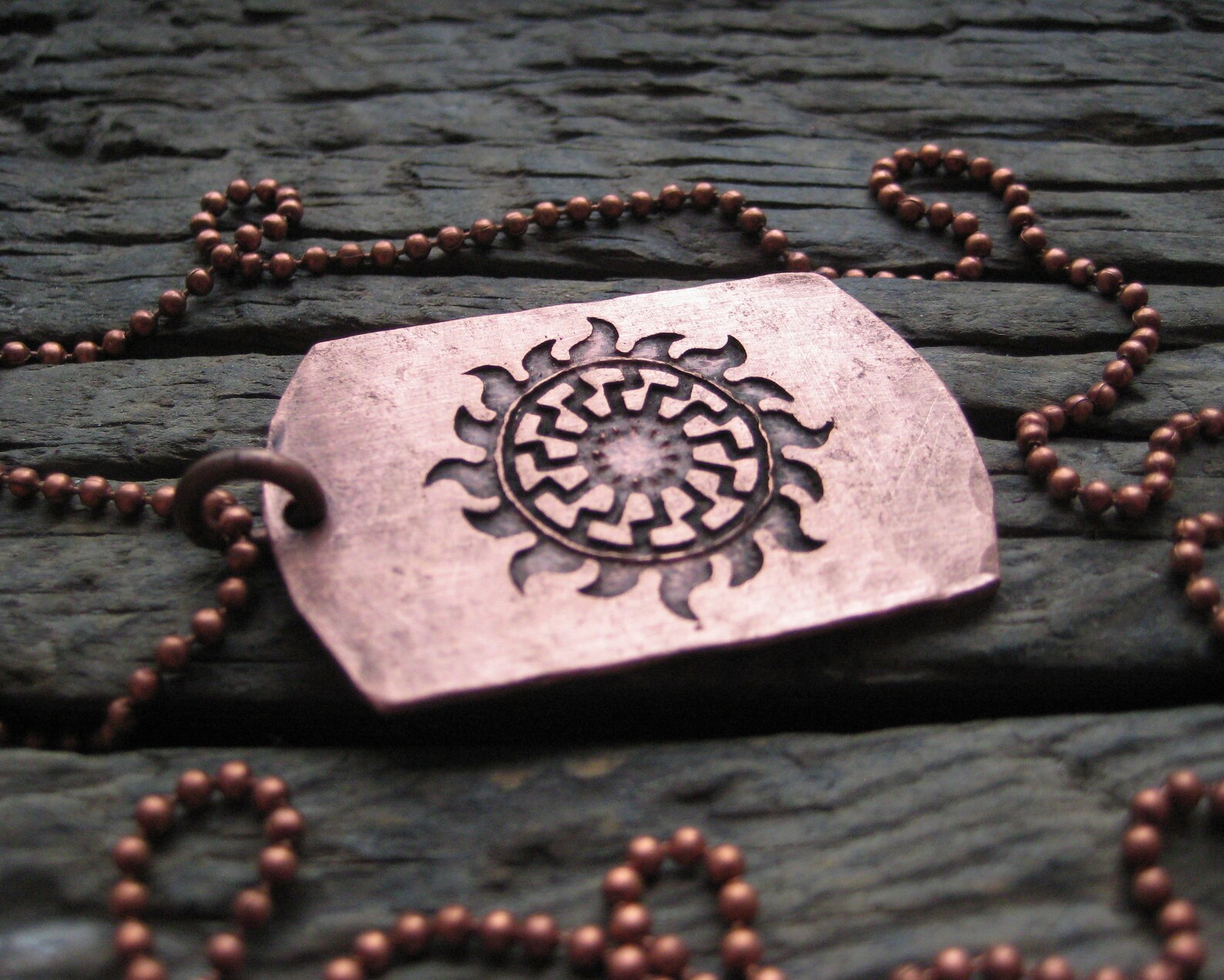 Nordic Black Sun Symbol Sun Wheel Viking Black Sun Necklace | Etsy