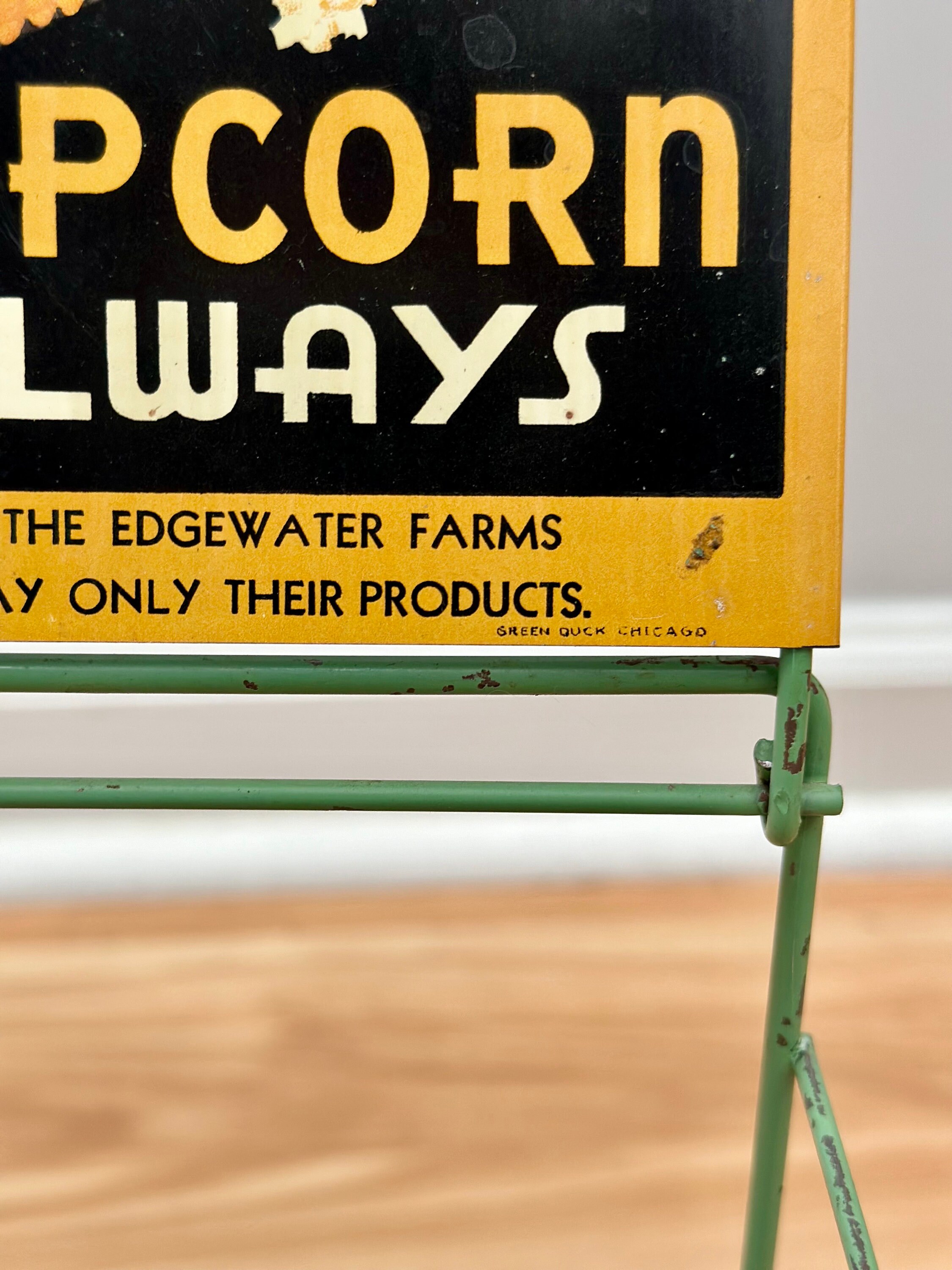 1950s Edgewater Farms Popcorn Wire Display Rack - Etsy