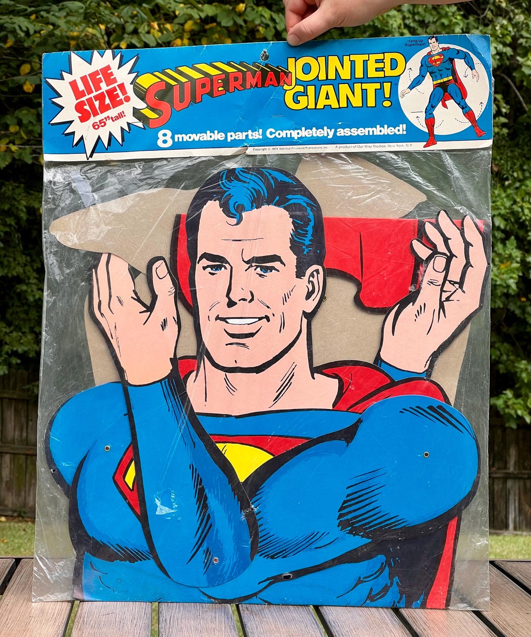 1970s Life Size Superman Jointed Giant Display DC Comics Man of Steel ...