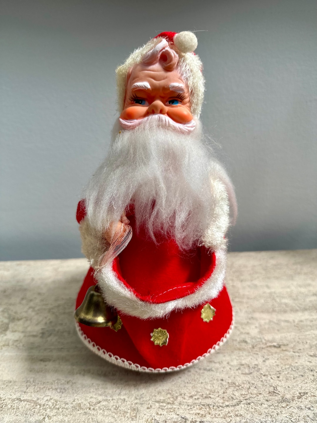 Vtg Musical Rotating Santa Made in Japan - Etsy