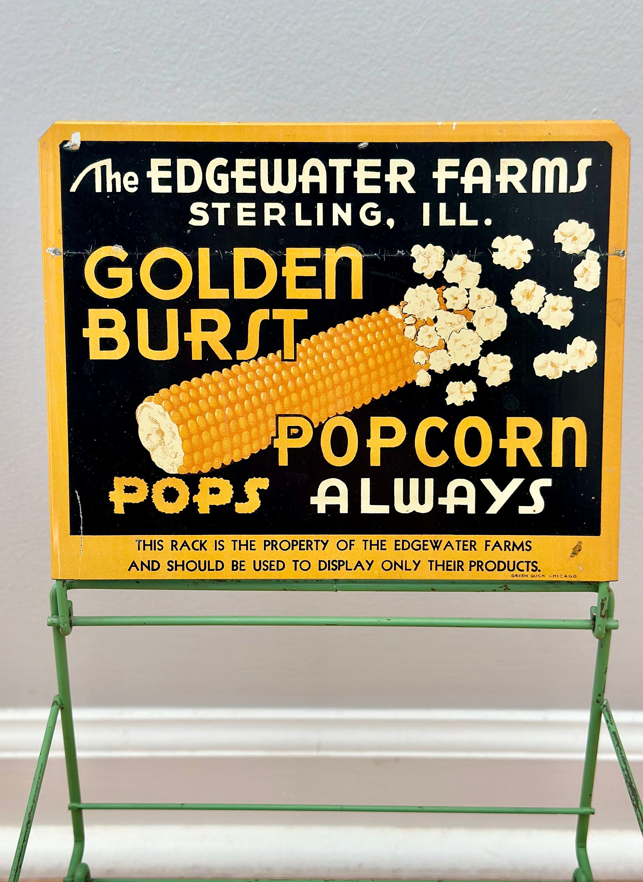 1950s Edgewater Farms Popcorn Wire Display Rack - Etsy