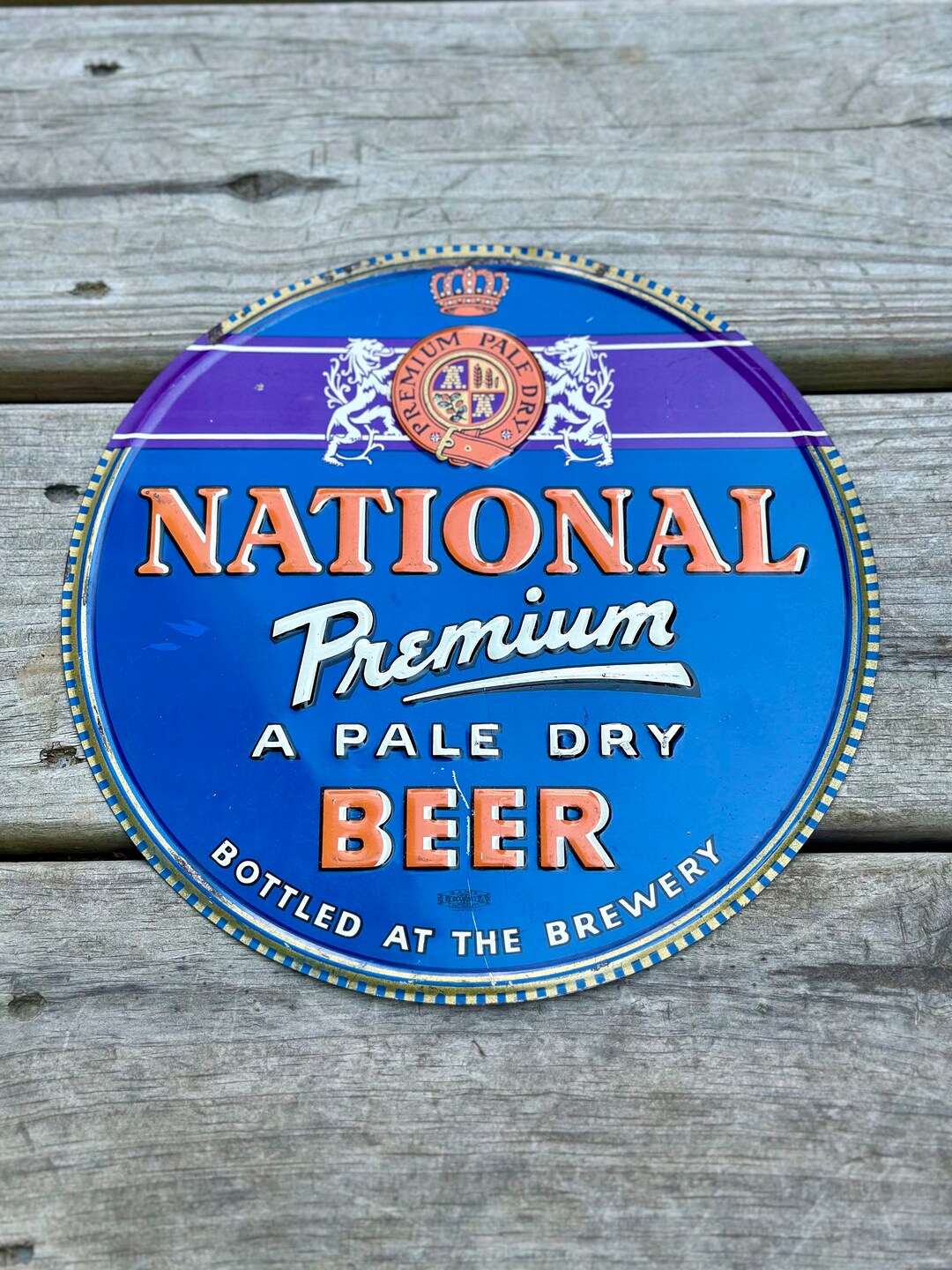 Original National Premium Beer Sign - Etsy