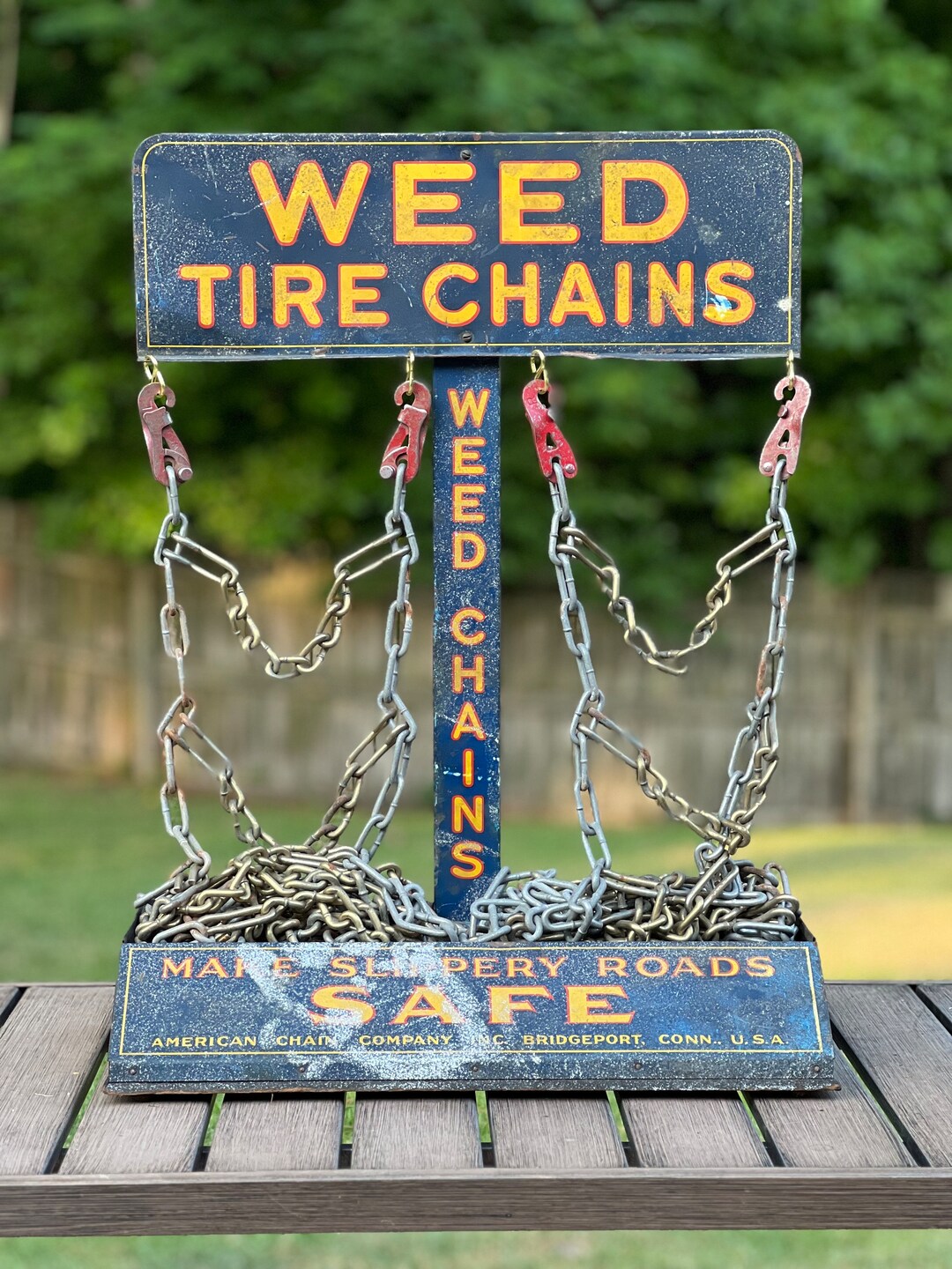 1920s Weed Chains Countertop Display With Original Chains and Bag - Etsy