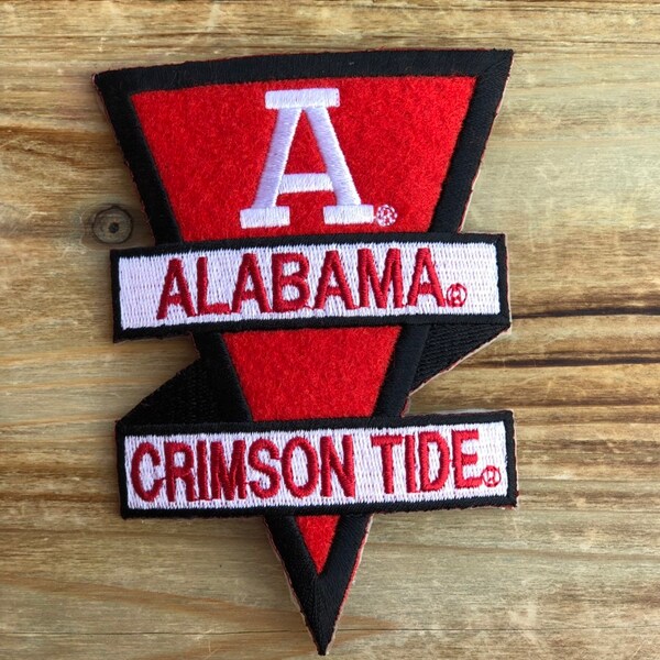 Alabama Crimson Tide Iron on Patches - Etsy
