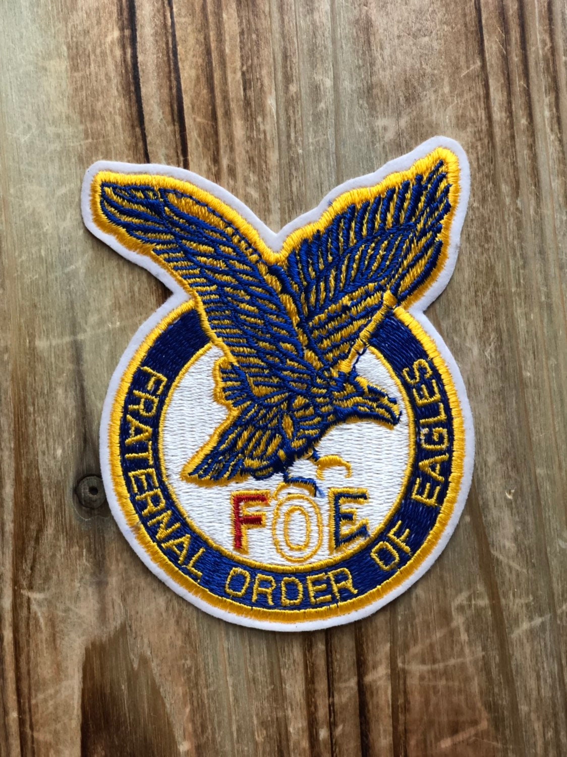 NOS Vintage FOE Sew on Patch - Etsy