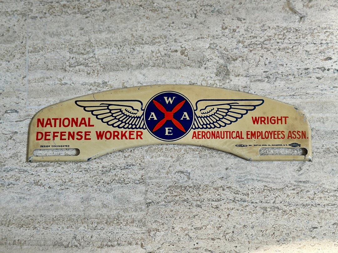 Original National Defense Worker License Plate Topper - Etsy