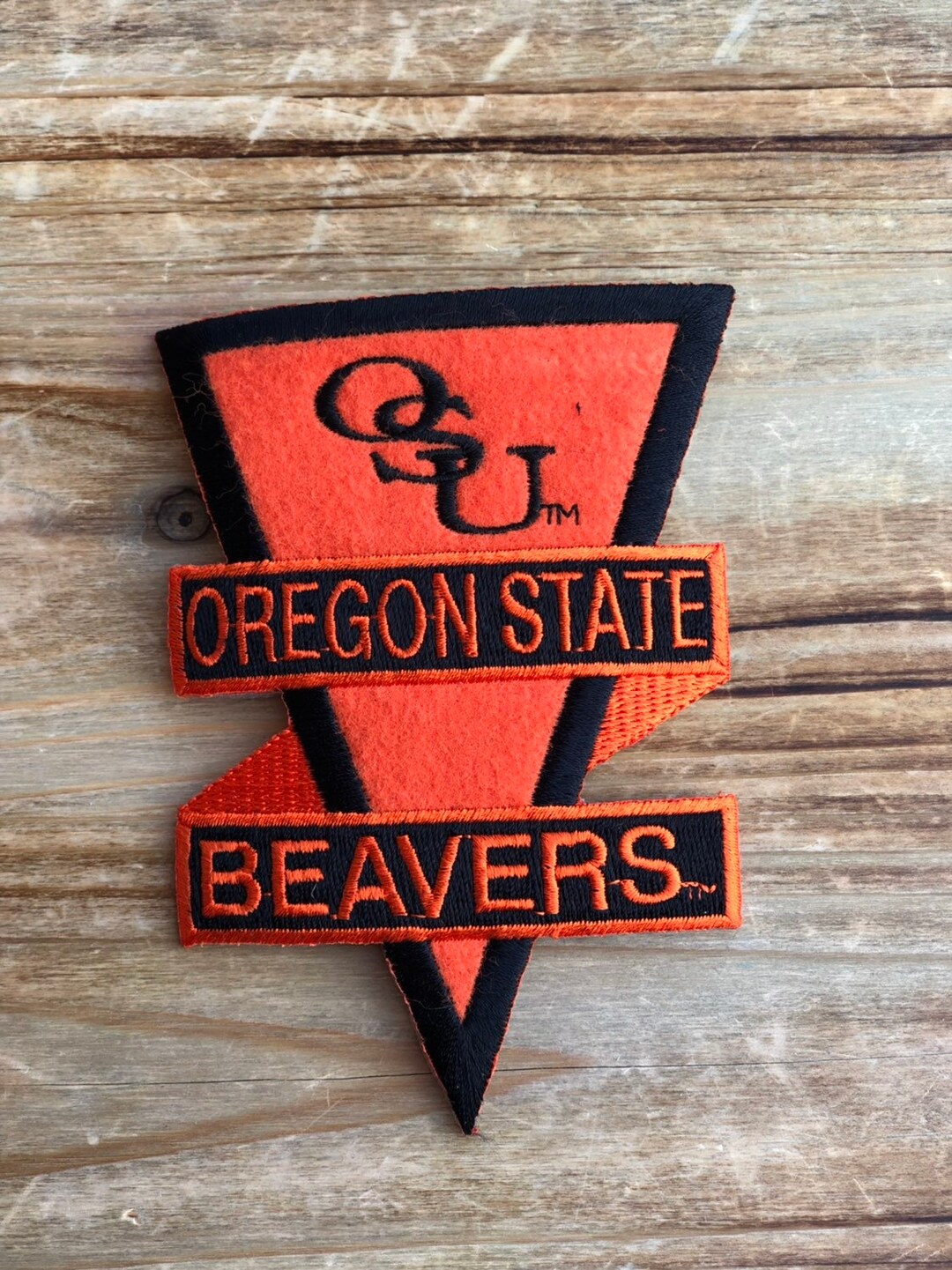 NOS Vintage Oregon State Iron on Patch - Etsy