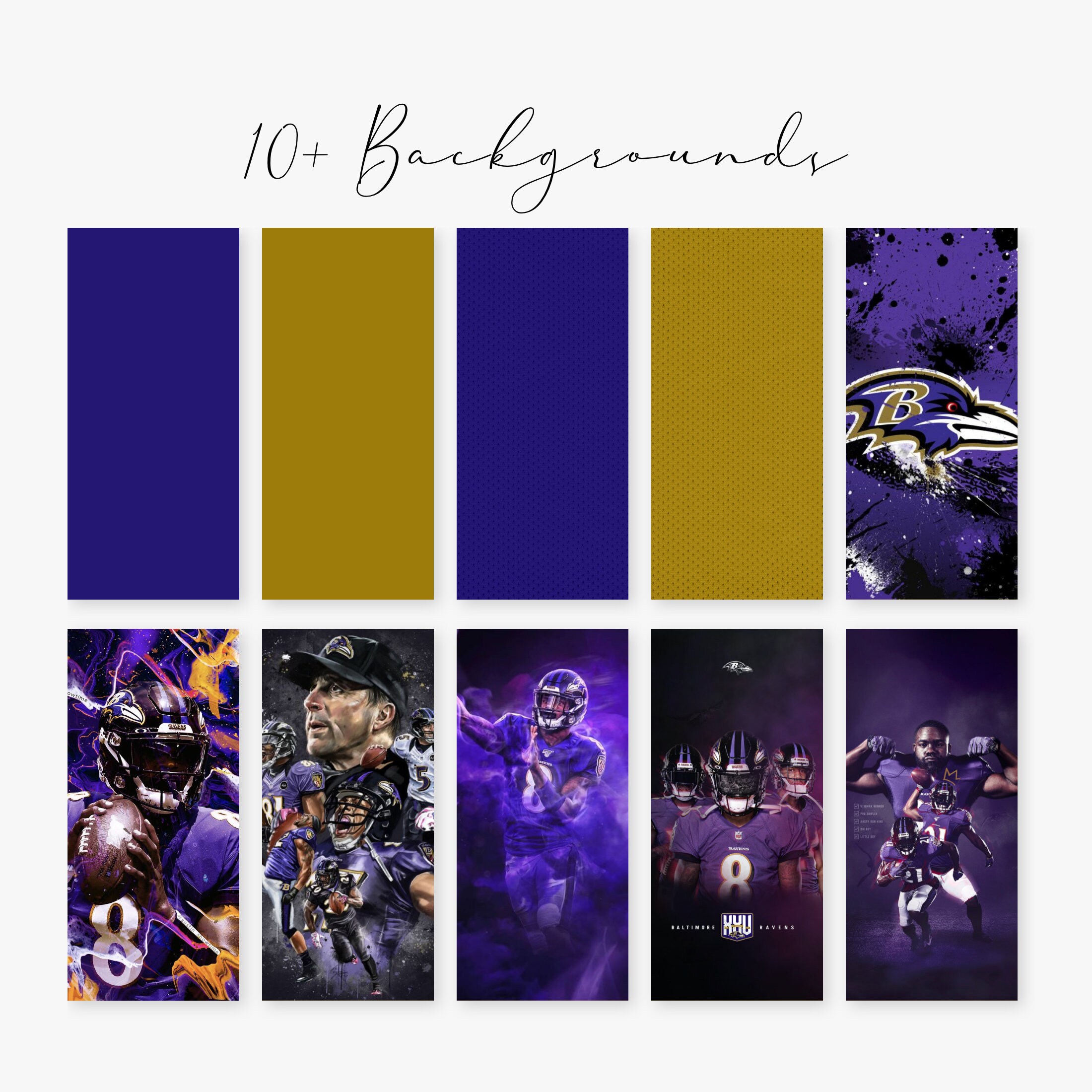 Baltimore Ravens Ios14 Icon Theme Pack Ios14 Icons Bundle | Etsy