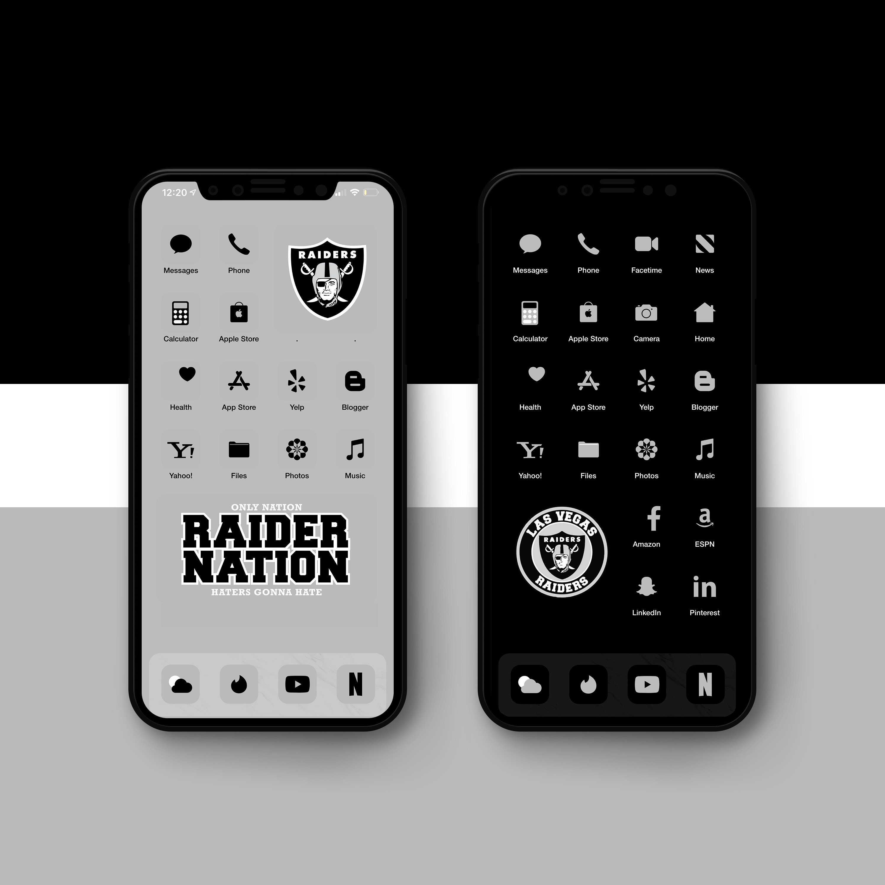 Las Vegas Raiders Ios14 Icon Theme Pack Ios14 Icons Bundle - Etsy