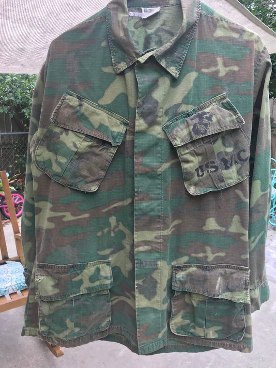 Vintage VIetnam era Marine ERDL jacket - Gem