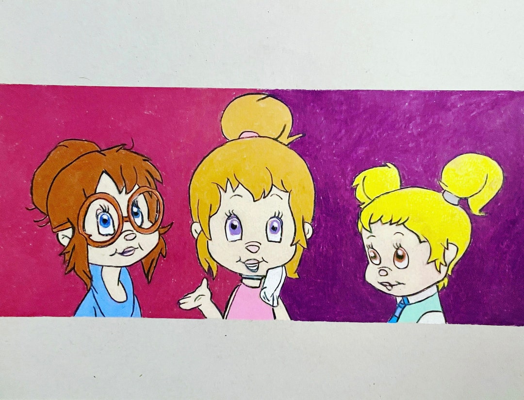 The Chipettes Drawing - Etsy