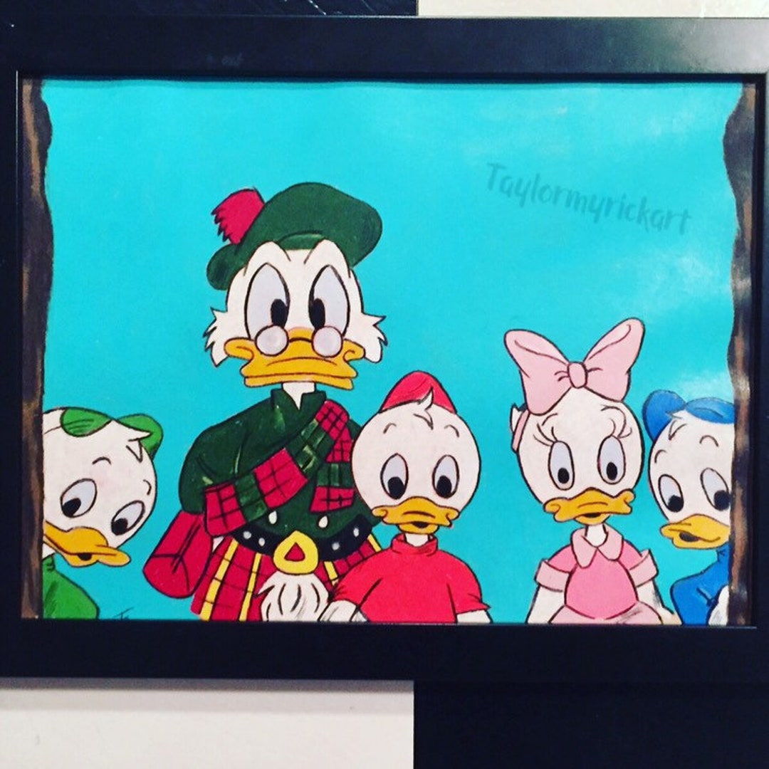 Ducktales Colored Pencil Drawing - Etsy