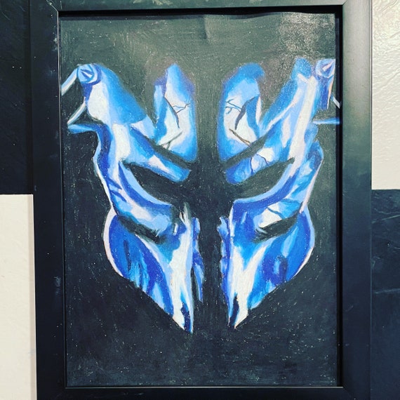 Predator Face Mask Drawing
