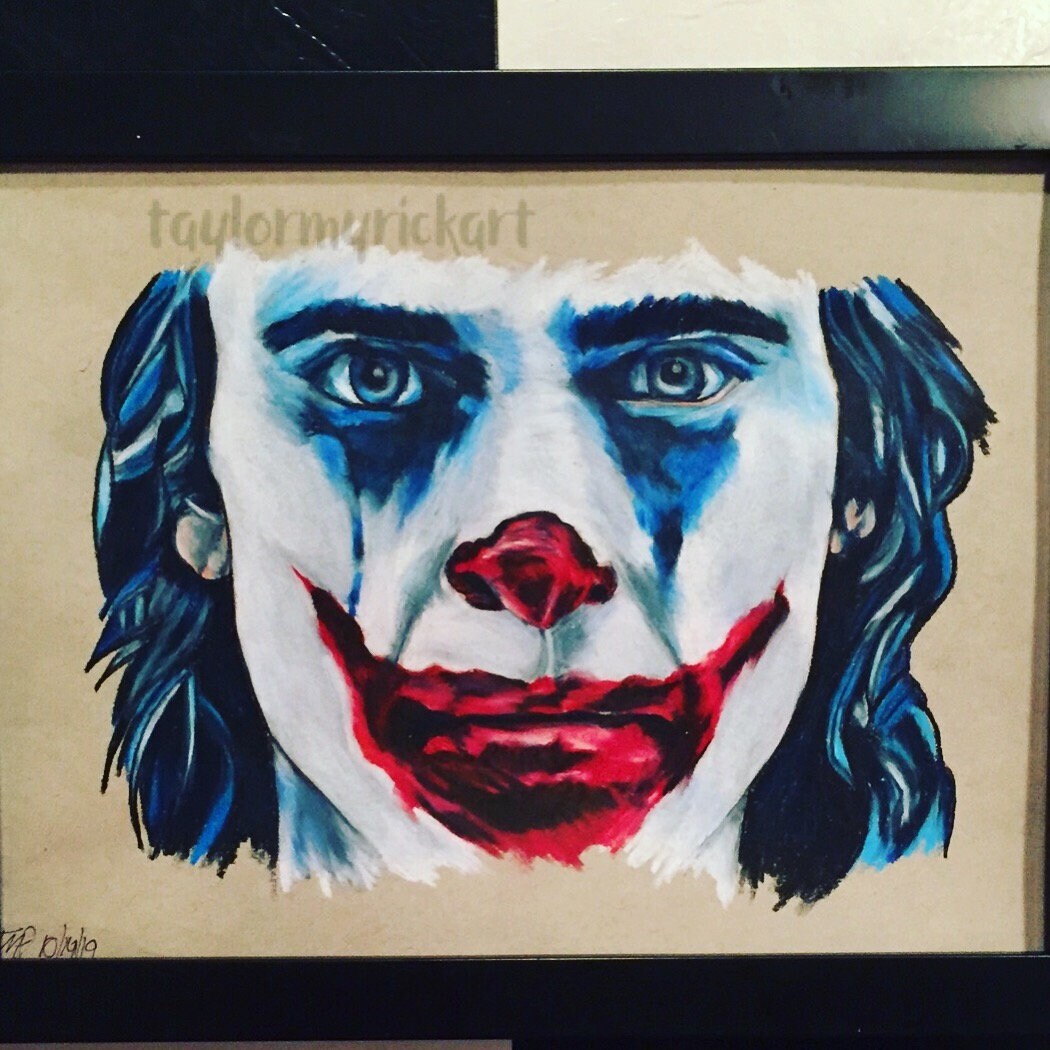 Joker Colored Pencil Drawing - Etsy