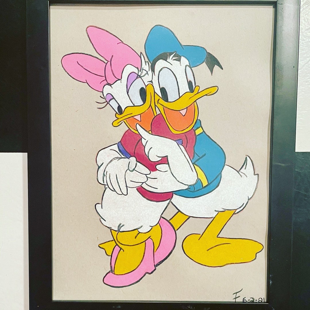How To Draw Daisy Duck And Donald Duck