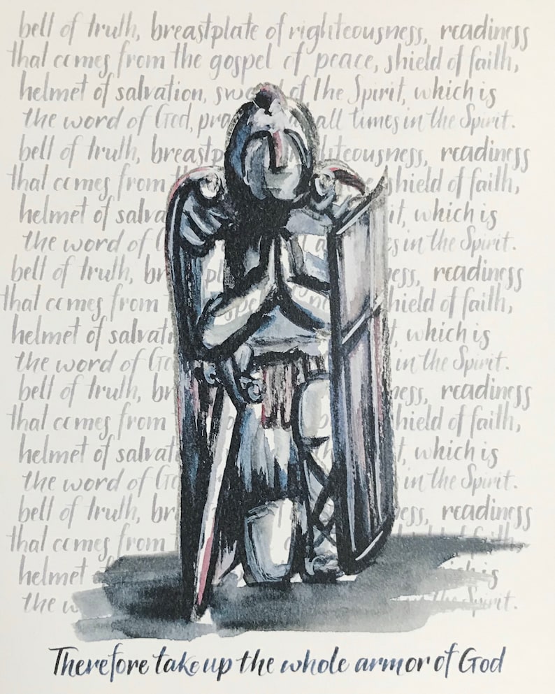 Armor of God | Art Print 8x10 - Etsy