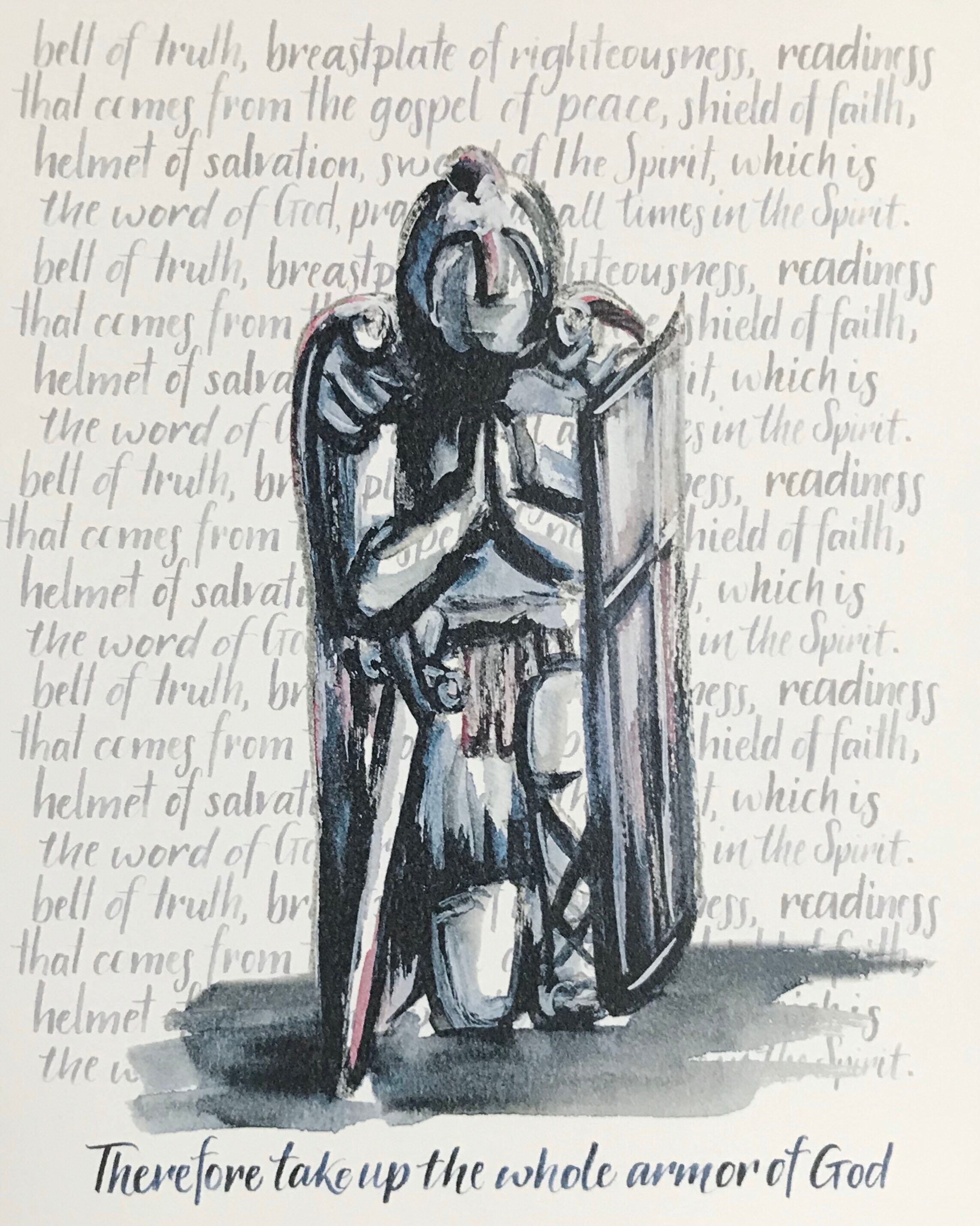 Armor of God | Art Print 8x10 - Etsy