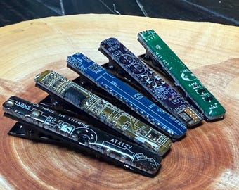 Circuit Board Hair Clip - Etsy