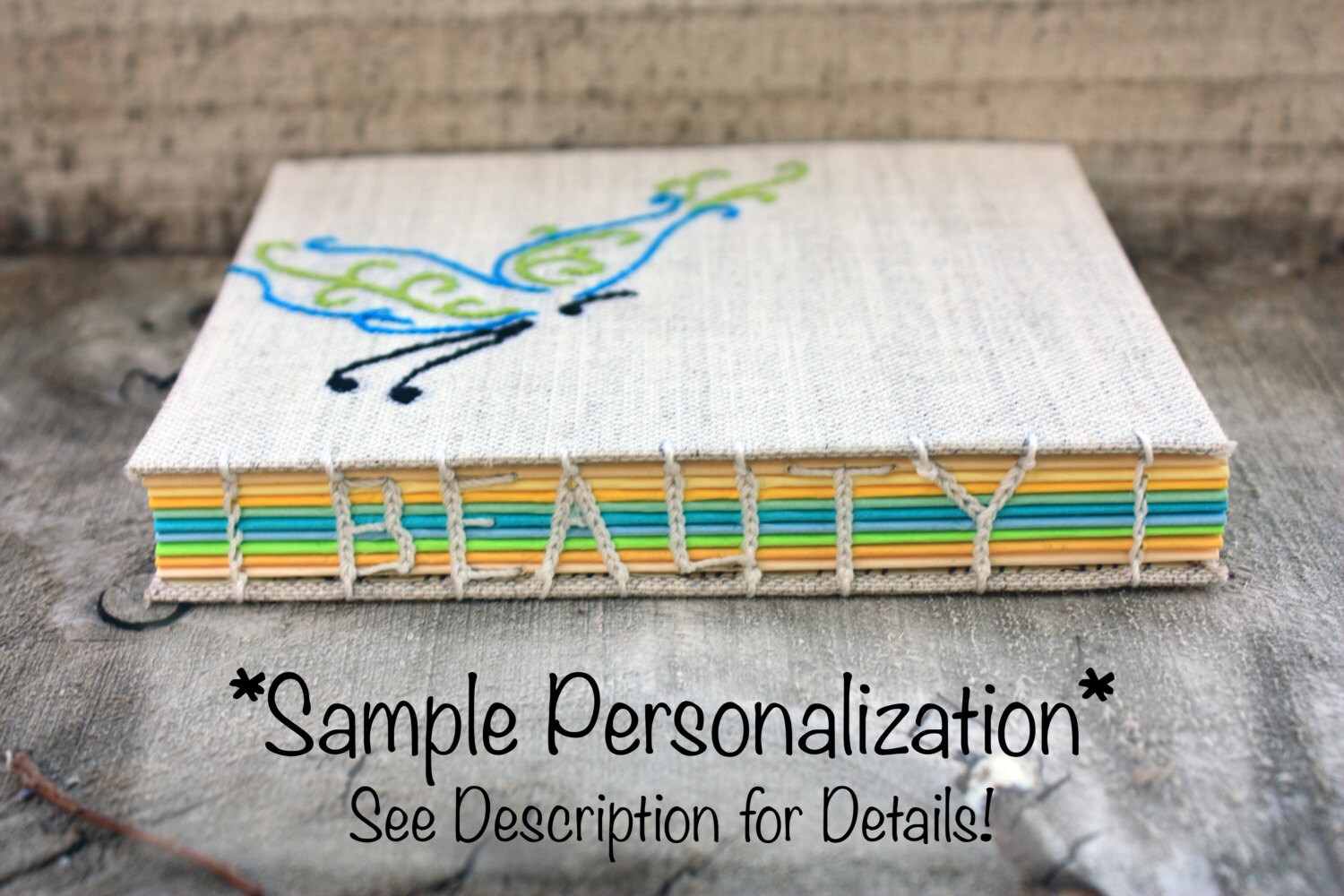 4x6 Inch Hand Bound Blank Notebook/journal/sketchbook Coptic - Etsy