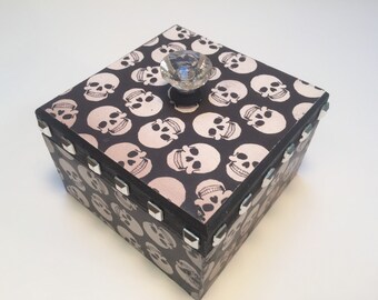Skull Storage Box - Etsy