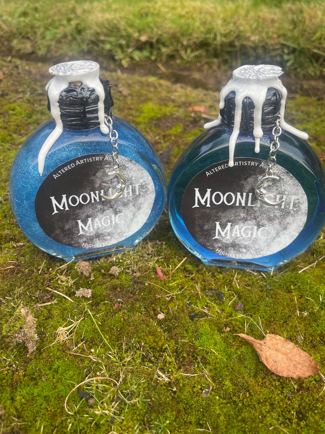 Moonlight Magic Potion Bottles Decorative Magical Potion - Etsy