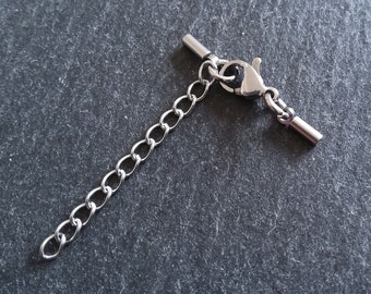 1mm Stainless Steel Cord Caps - Etsy