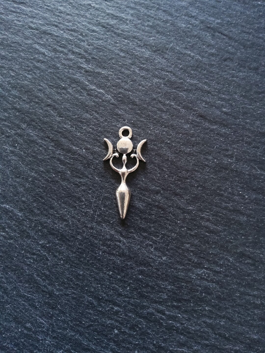 6 or 30 Triple Moon Goddess Charms Silver Tone Alloy 27x13mm - Etsy