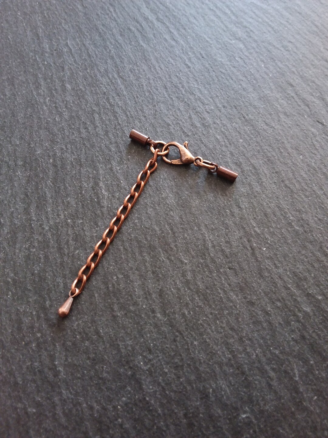 Antique Copper Tone End Cap Sets for 1.5mm Cord 2mm End Caps - Etsy