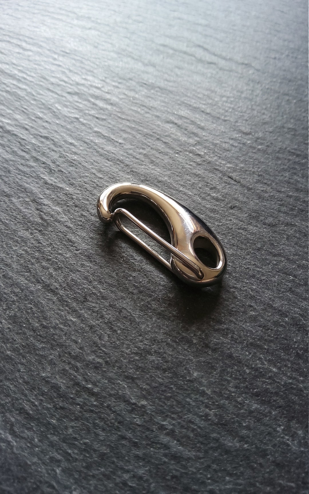 1 or 5 Stainless Steel Push Gate Clasps 25.5x12.5mm - Etsy UK