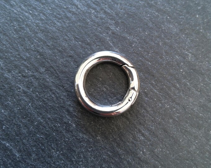 Stainless Steel 20mm Spring Gate Clasps 20x3.5mm O Rings - Etsy