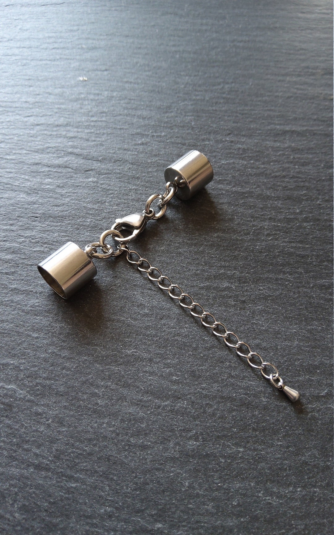 Stainless Steel End Cap Sets for 9.5mm Cord 10mm End Caps - Etsy