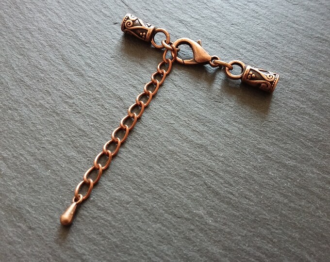 End Cap Clasp/ Patina - Etsy