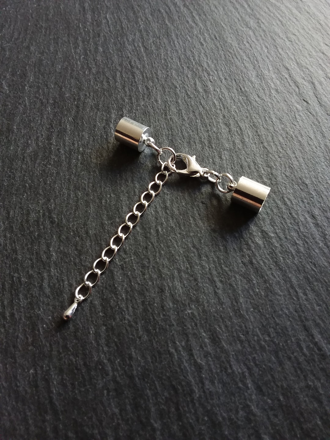 4 or 20 Silver Plated End Cap Sets for 7mm Cord 7.5mm End Caps - Etsy