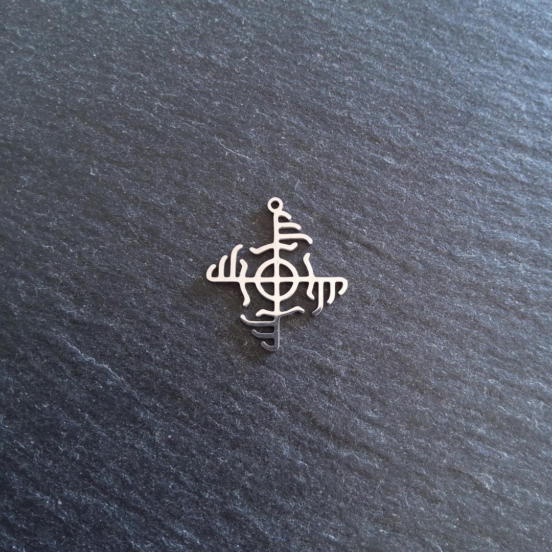 Small Icelandic Ginfaxi Stave Charm Stainless Steel 22x20mm - Etsy
