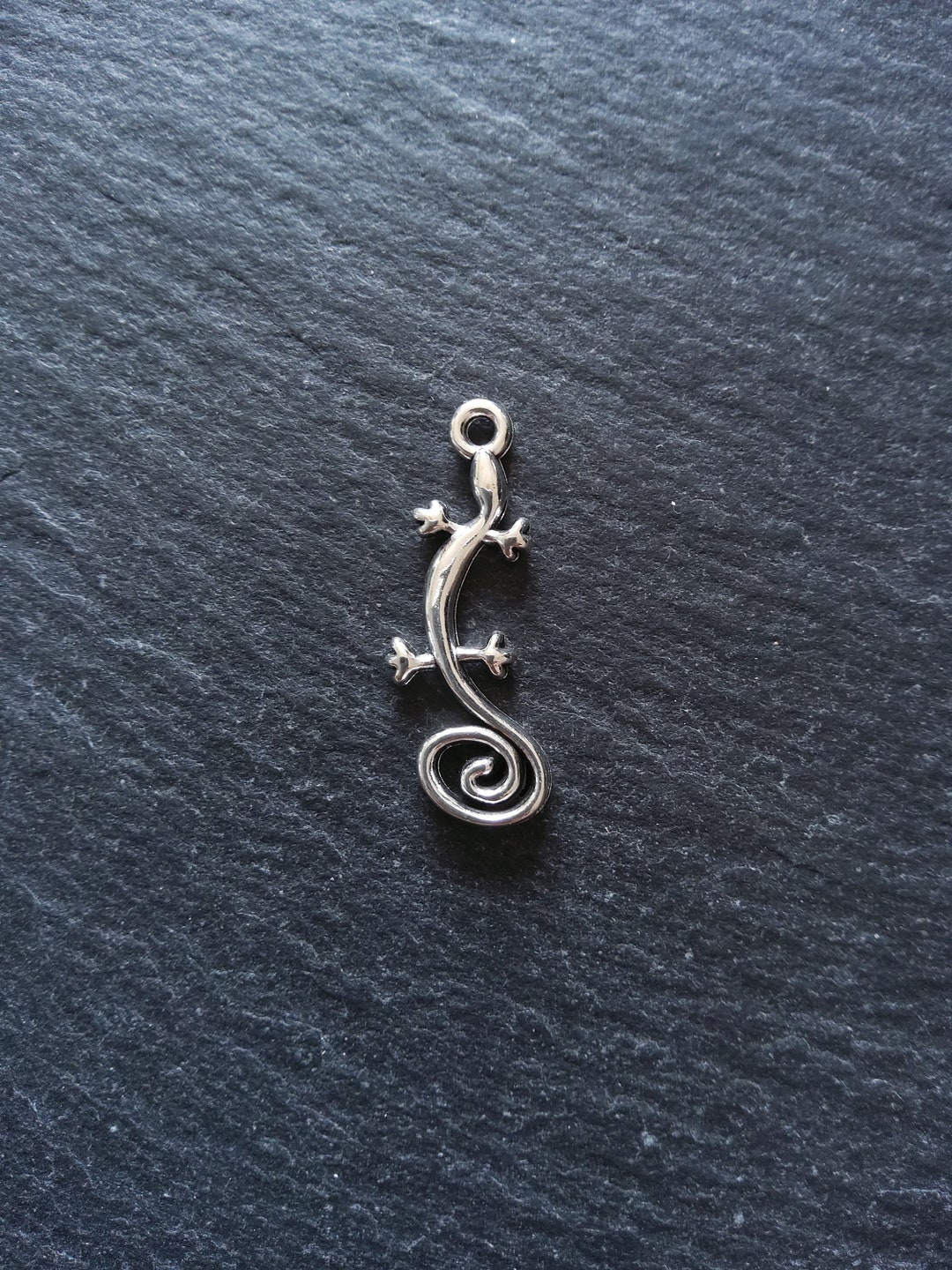 10 or 50 Cute Lizard Gecko Pendants Charms Silver Alloy 29x11mm - Etsy