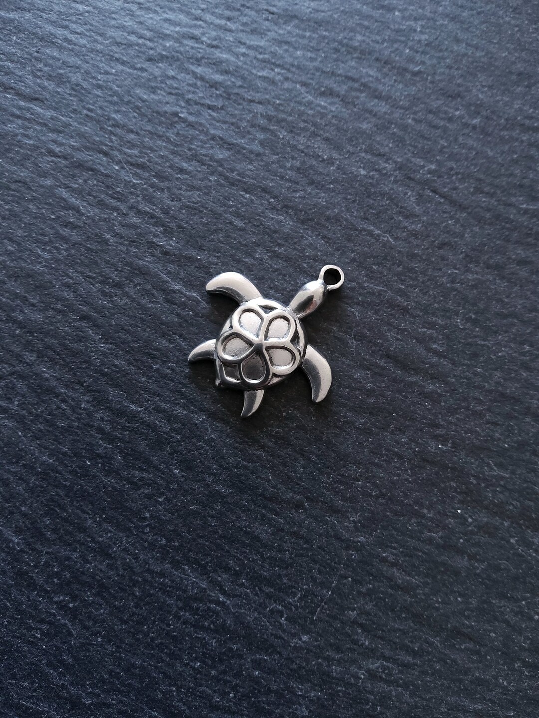 1 or 5 Stainless Steel Turtle Pendants Antique Silver Colour 26x24mm - Etsy