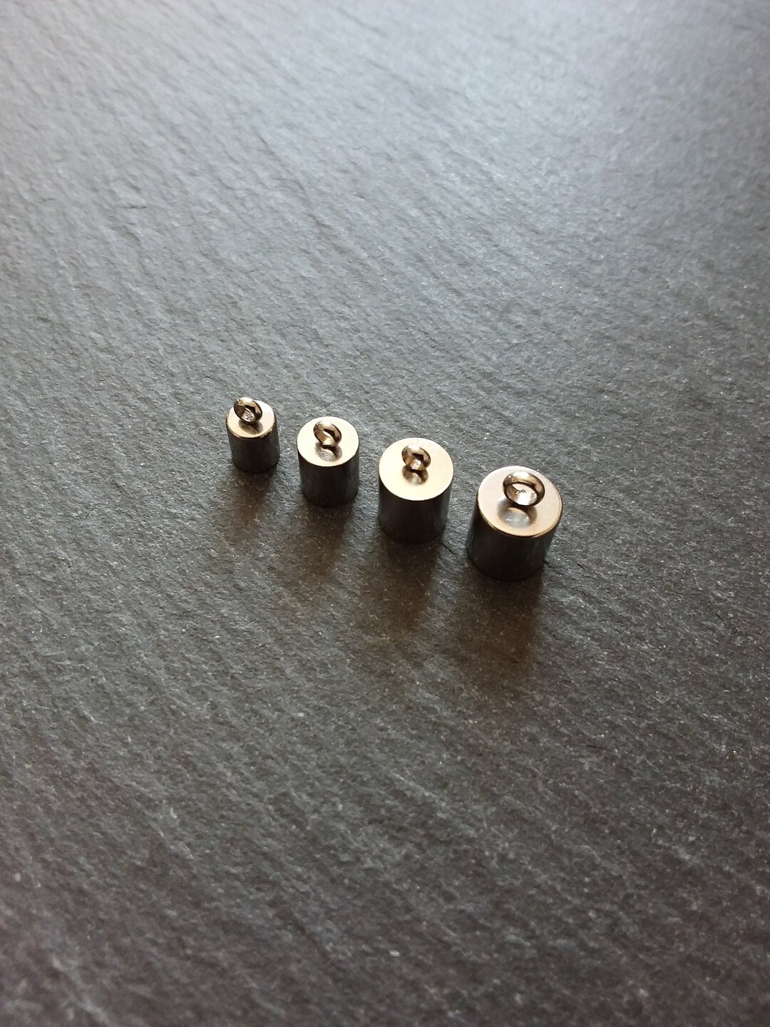 Stainless Steel End Caps 3mm 4mm 5mm 6mm 7mm 8mm 9mm or 10mm Cord Ends ...