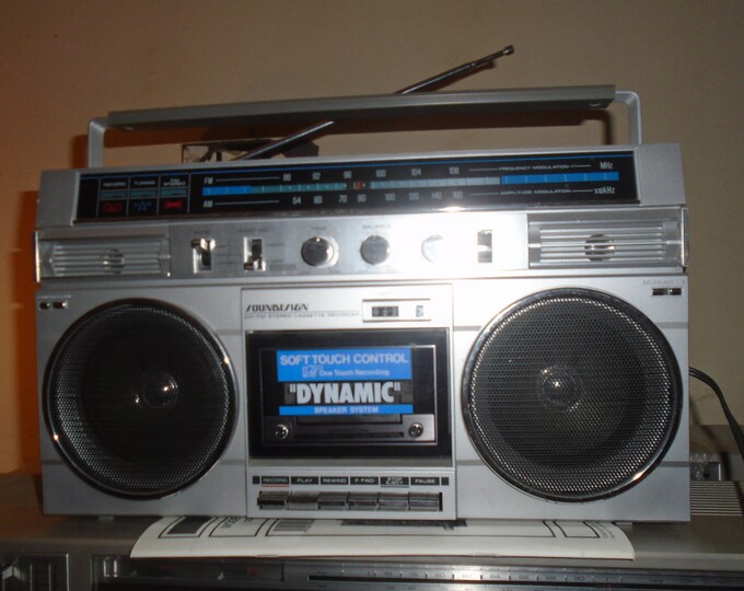 Vintage Soundesign 4653 Am/fm Cassette Recorder Boombox - Etsy