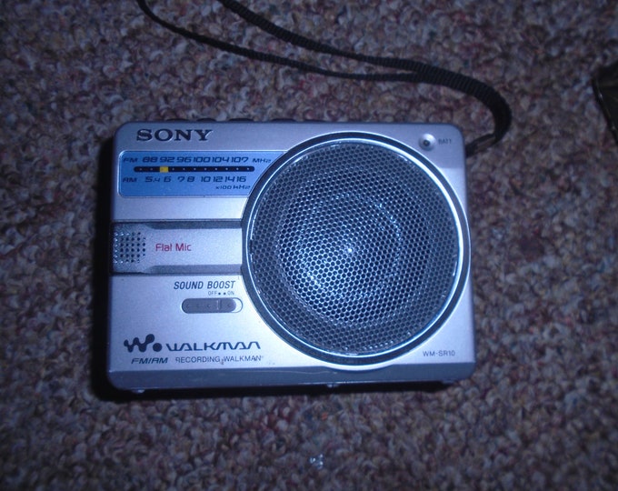 Vintage Sony WM SR10 Am/fm Cassette Recorder Walkman - Etsy